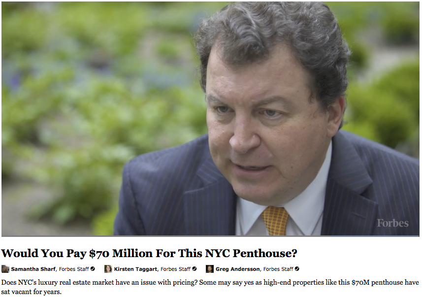 [Forbes] Penthouse Juxtaposition – What Developer Wants v. What Market ...